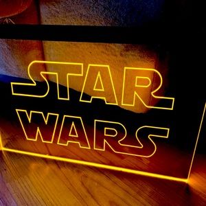 Other | Star Wars Led Neon Light Sign 8x12 | Poshmark